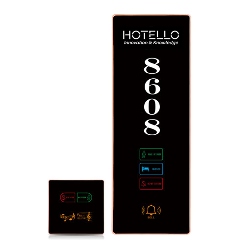 ZINCARO LED signage for hotel rooms I Hotello