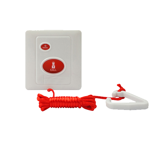 Wireless waterproof panic button for bathroom with cord -Hotello